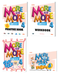 More & More 4 Practice Book & Workbook Seti – More & More